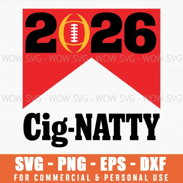 2026 Indiana Hoosiers College Football Natty Svg Png Eps