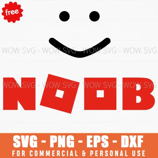 Free Roblox Noob Logo Svg - Wow SVG
