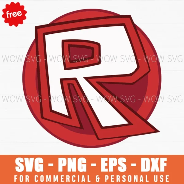 Free Roblox Letter R Circle Logo Svg - Wow SVG